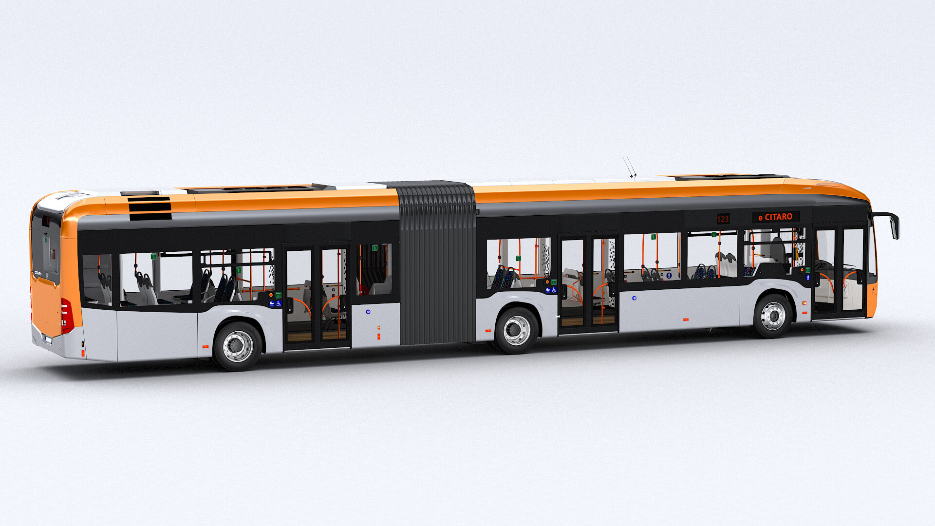 Mercedes Benz E Citaro Capacity - 3D Model by PixelPoint