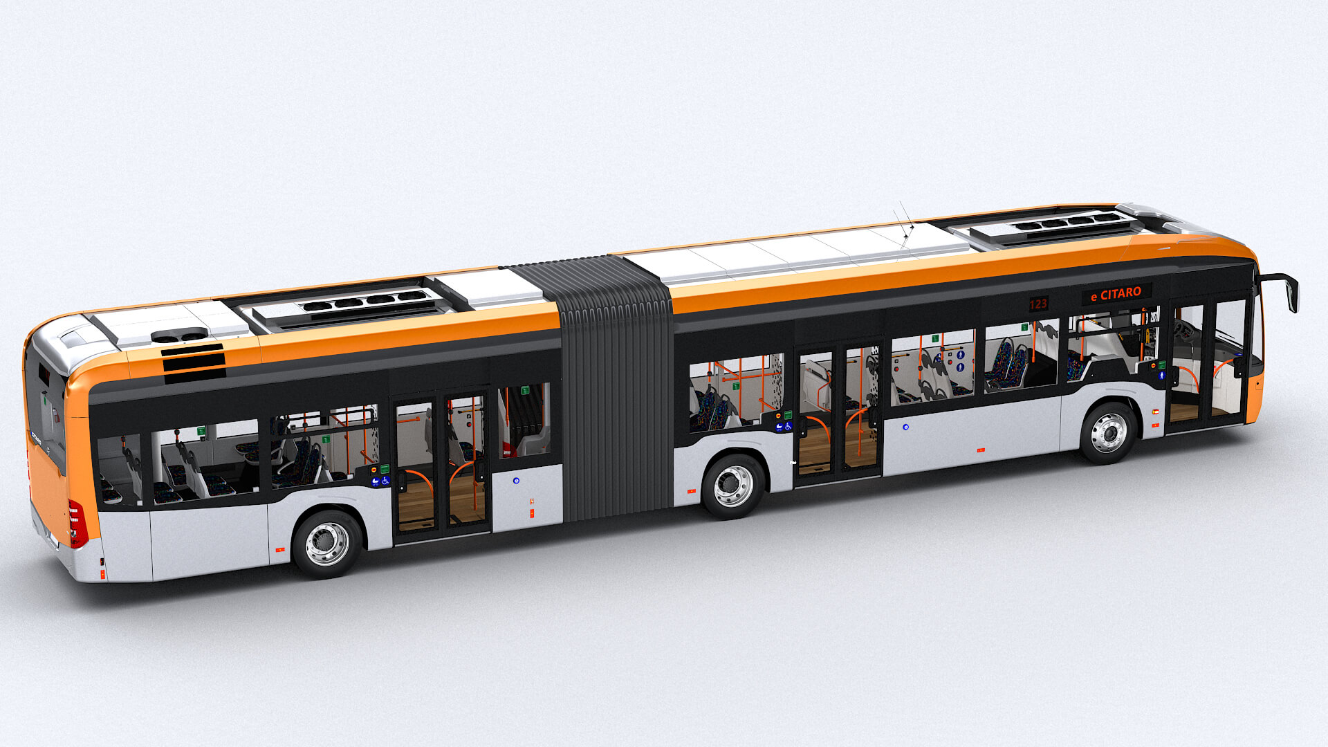 Mercedes Benz E Citaro Capacity - 3D Model by PixelPoint