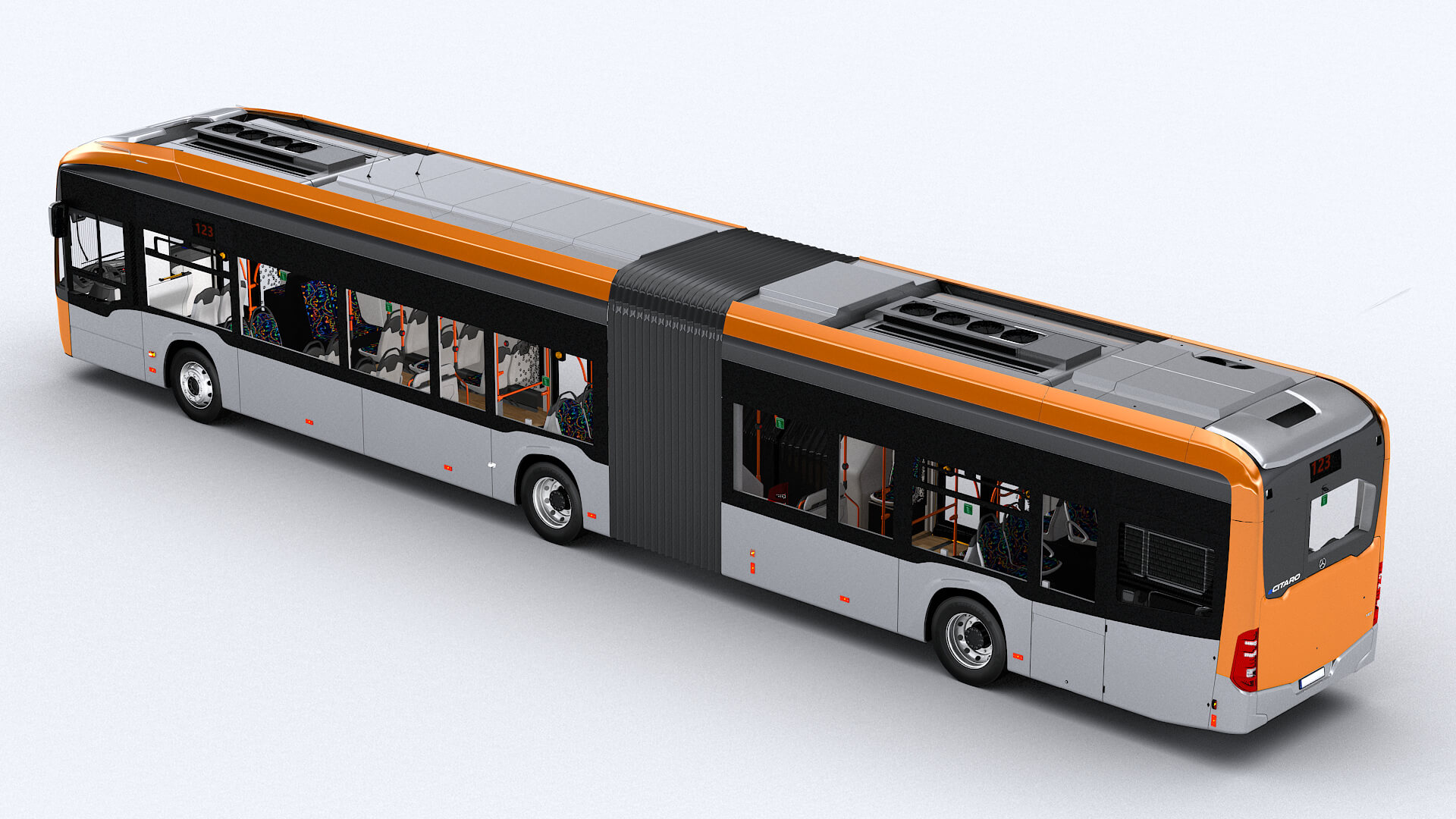 Mercedes Benz E Citaro Capacity - 3D Model by PixelPoint