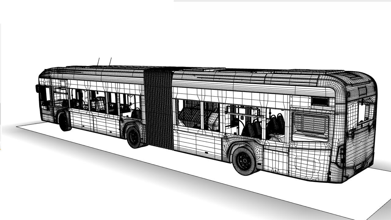 Mercedes Benz E Citaro Capacity - 3D Model by PixelPoint