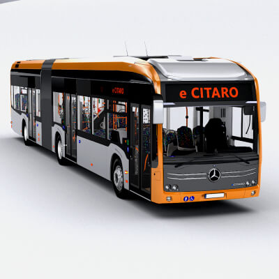 Mercedes Benz E Citaro Capacity - 3D Model by PixelPoint