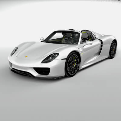 Porsche 918 Spyder - 3D Model by PixelPoint