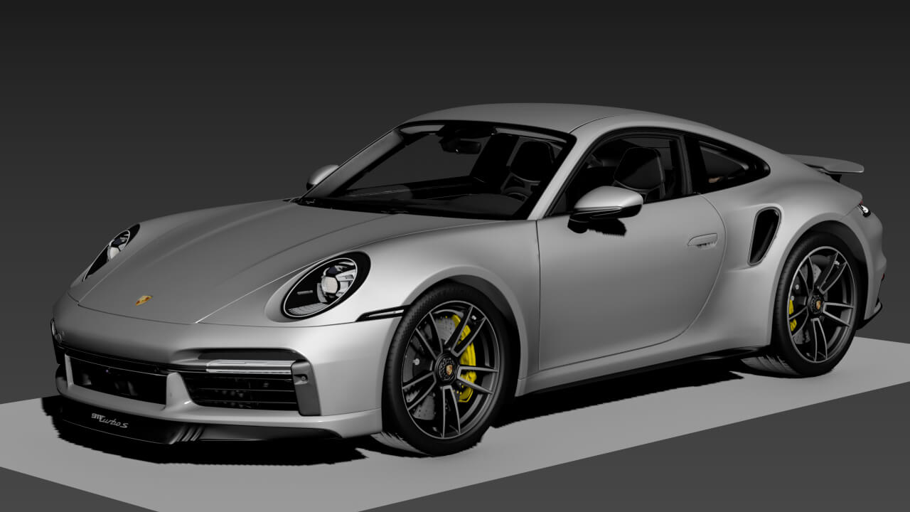 Porsche 992 Turbo S - 3D Model by PixelPoint
