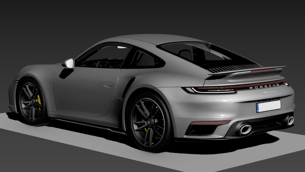 Porsche 992 Turbo S - 3D Model by PixelPoint