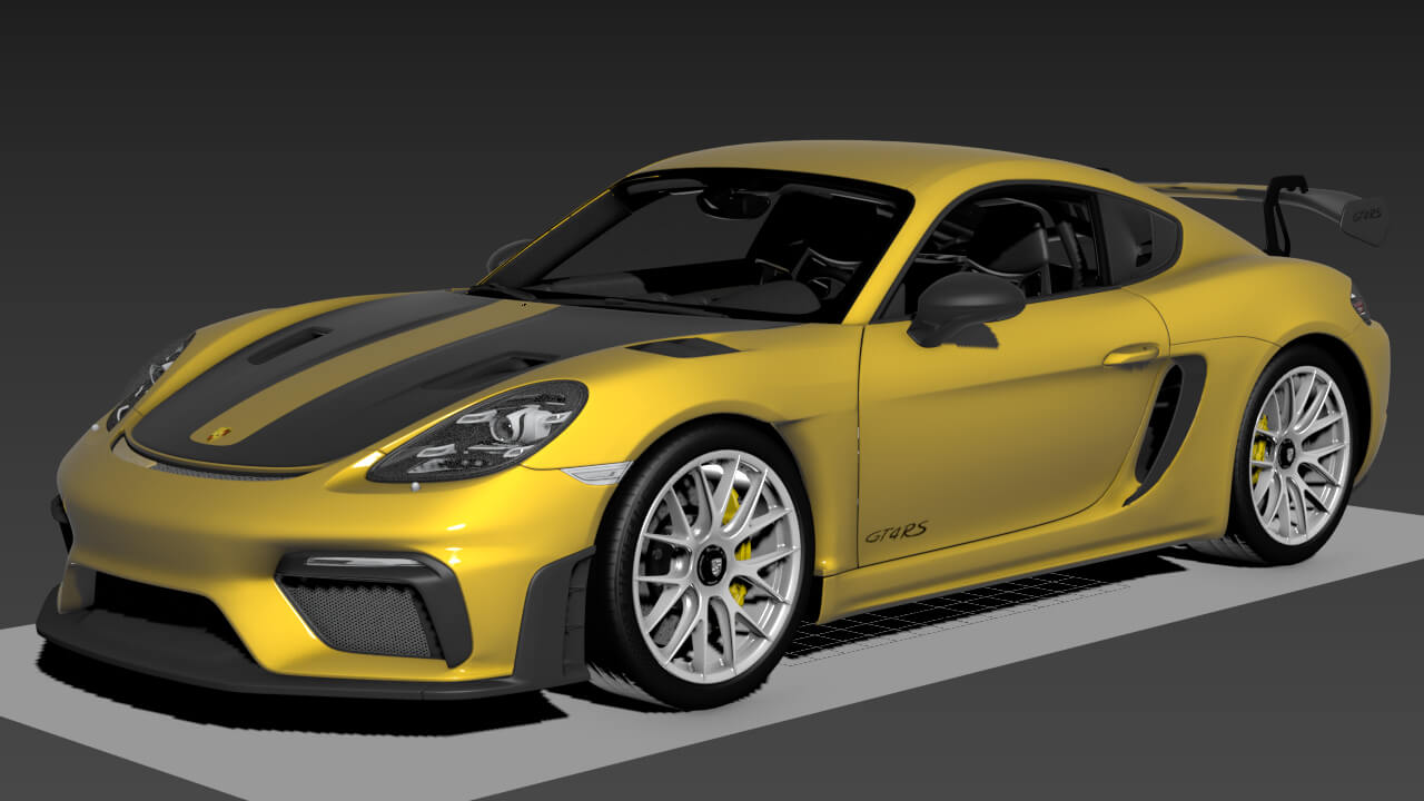 Porsche Cayman GT4 RS 2023 - 3D Model by PixelPoint