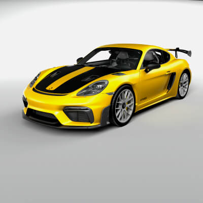 Porsche Cayman 982 GT4 RS - 3D Model by PixelPoint