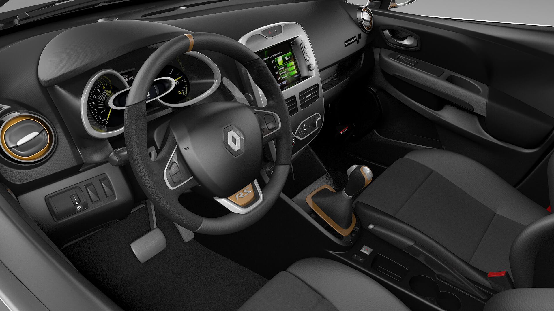 Renault Clio RS 2017 - 3D Model by PixelPoint