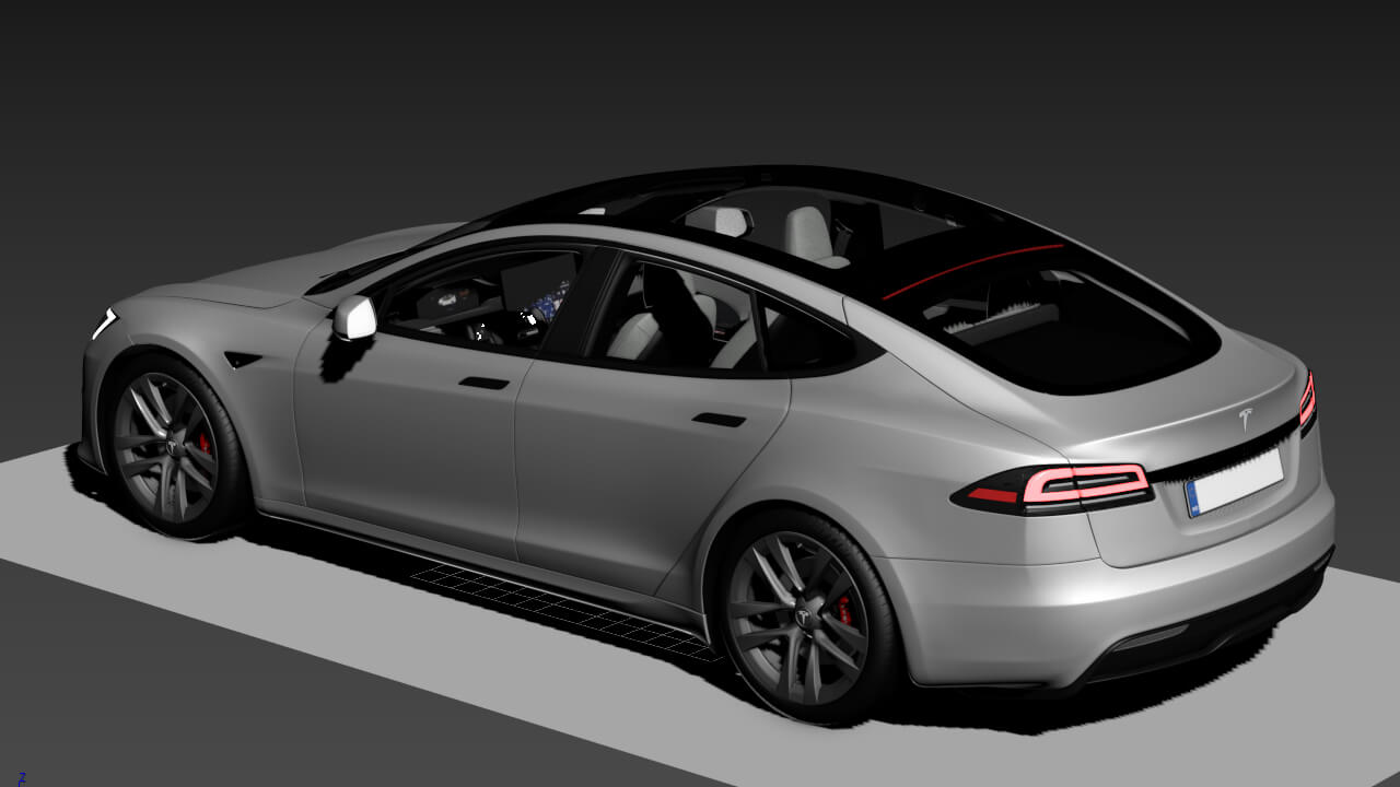 Tesla Model S Plaid 2024 by PixelPoint