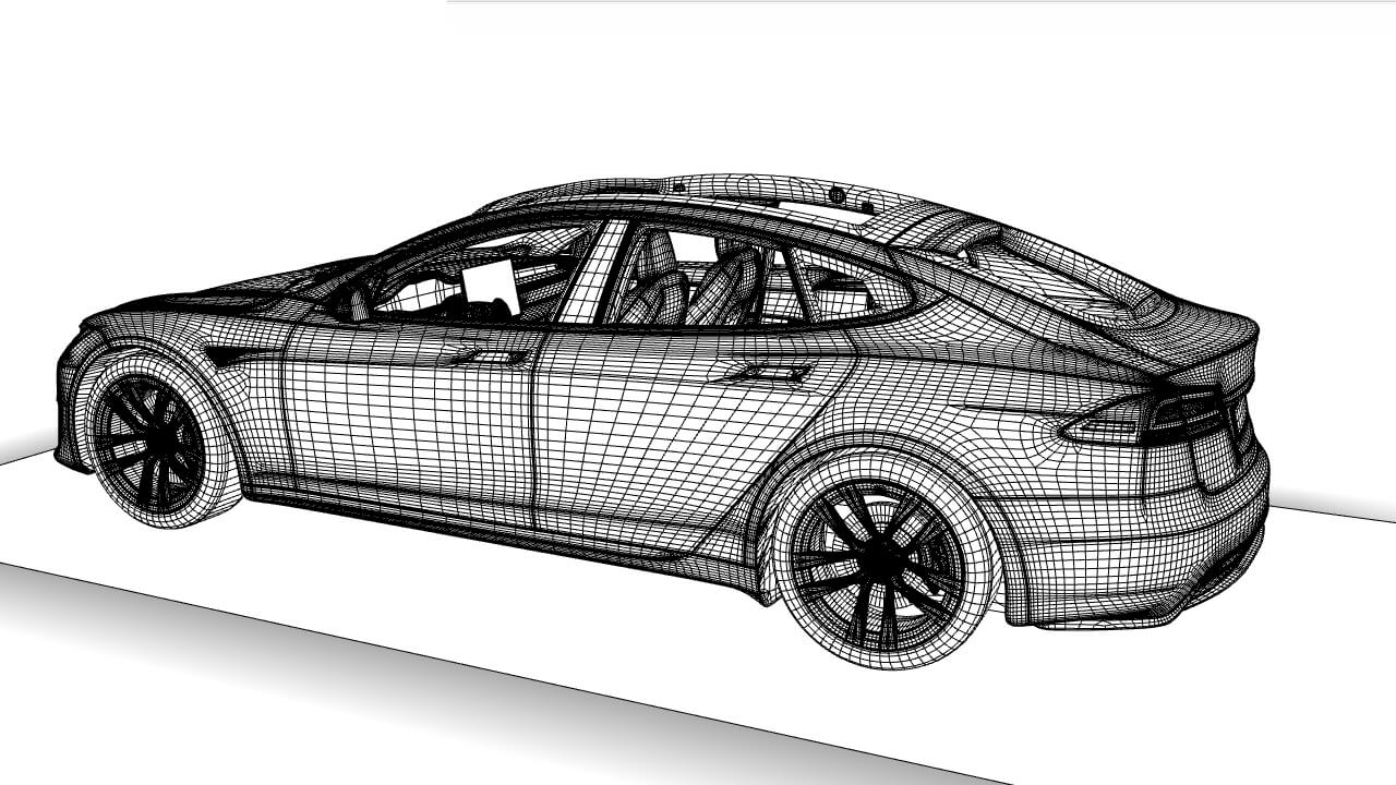 Tesla Model S Plaid 2024 by PixelPoint