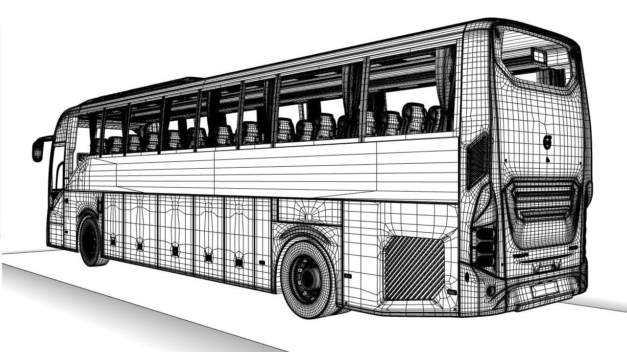 Volvo 9800 4X2 - 3D Model by PixelPoint