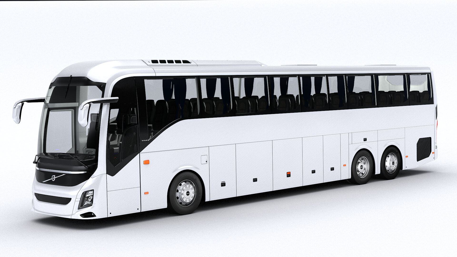 Volvo 9800 6X2 - 3D Model by PixelPoint