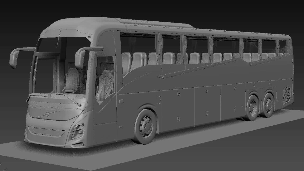 Volvo 9900 6X2 - 3D Model by PixelPoint