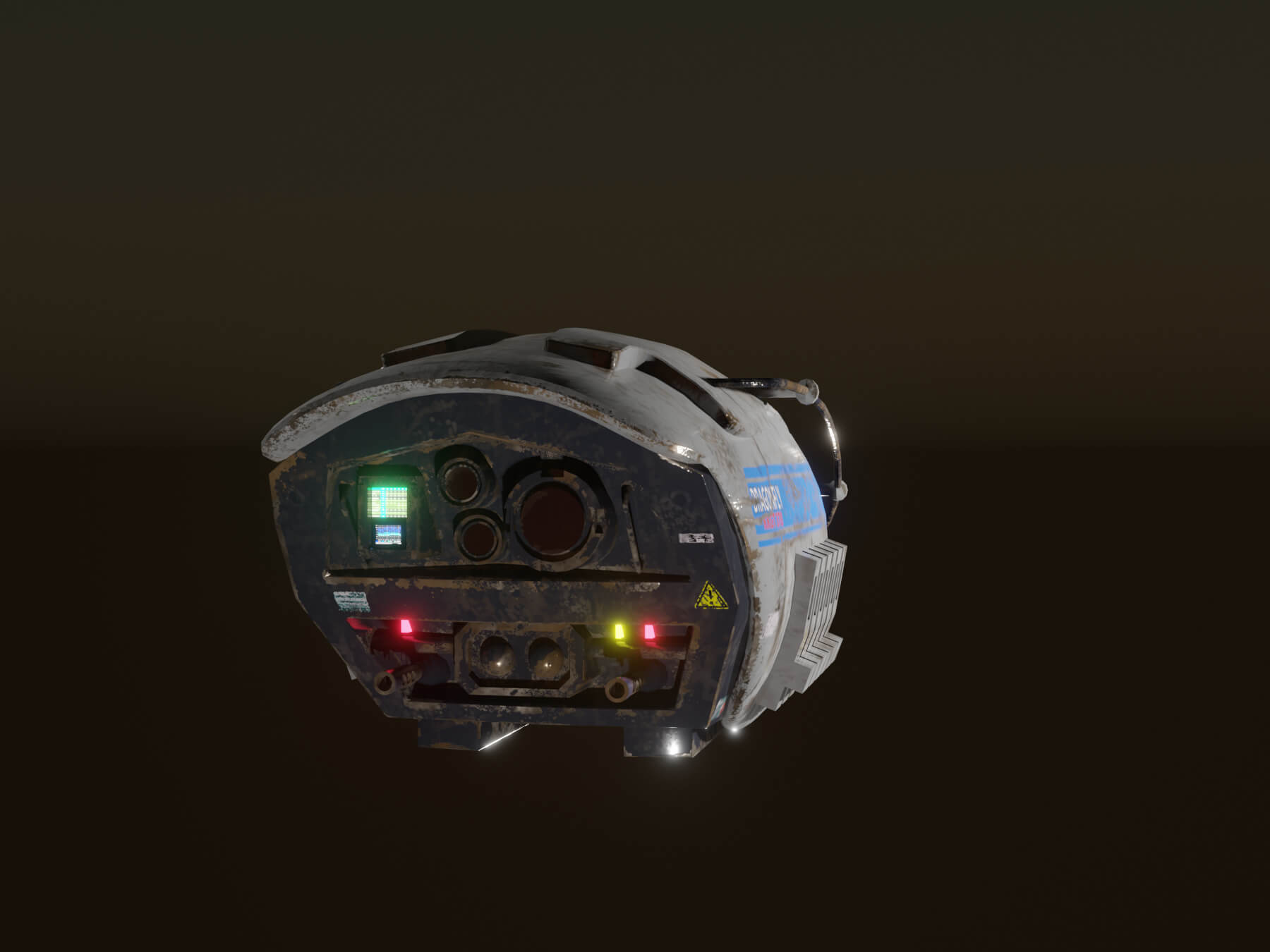 Sci-Fi Drone Dragonfly 3D Model by PixMoDream