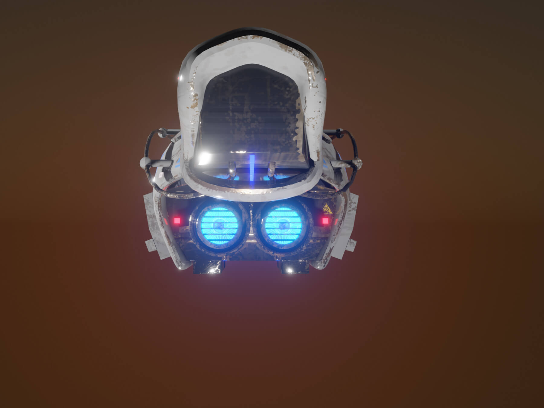 Sci-Fi Drone Dragonfly 3D Model by PixMoDream