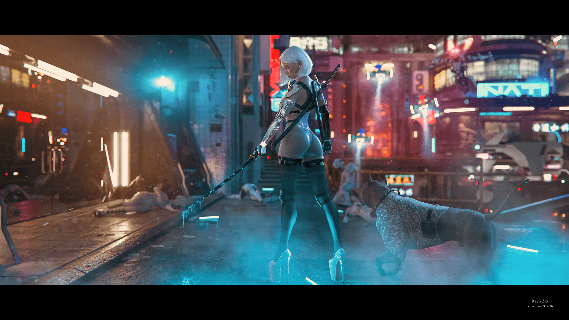 Project Chloe 3D Render, Digital Art by Pizz3D