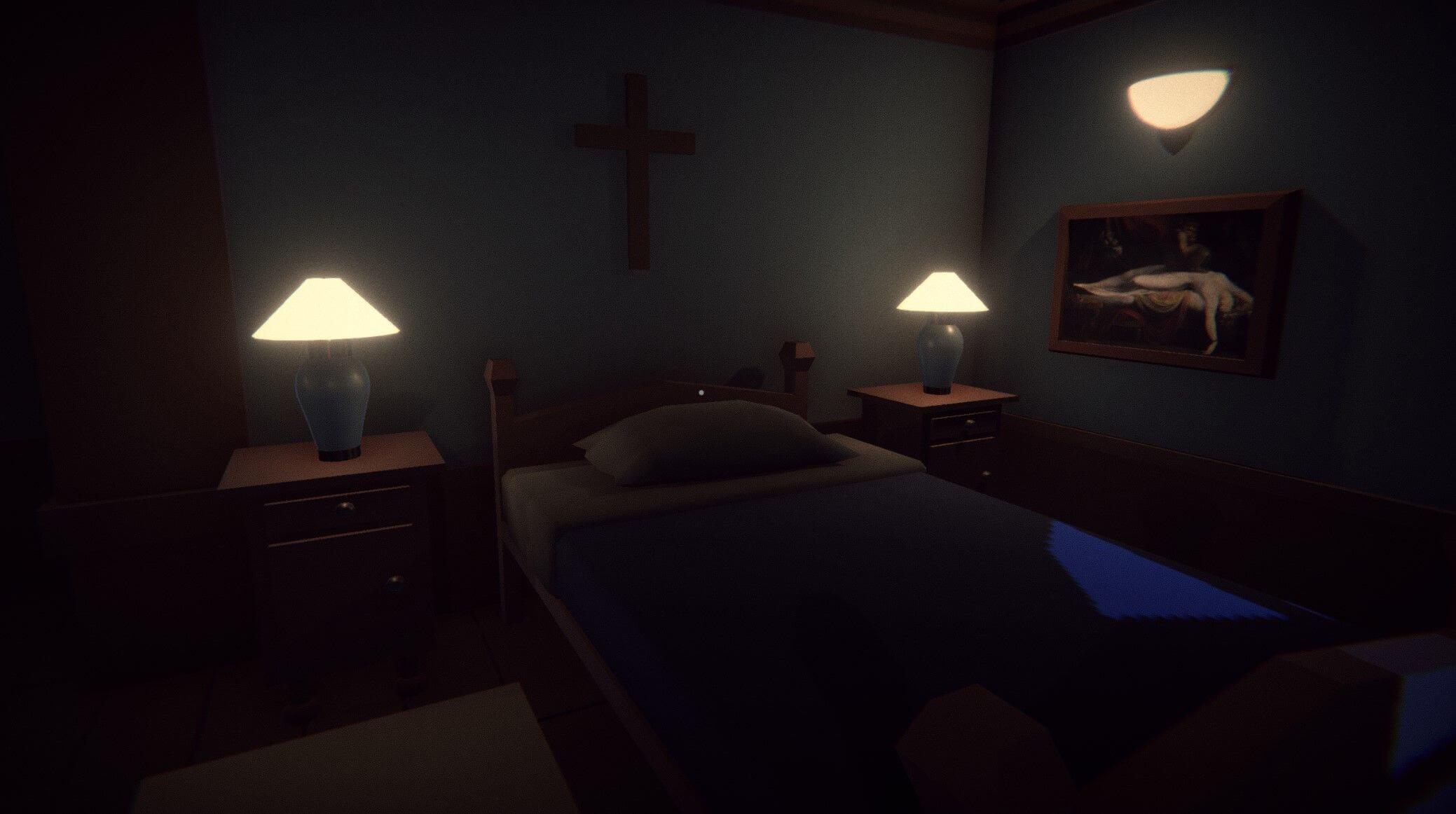 Asset Pack Low Poly Horror House - 3D Model by PizzaAndGames