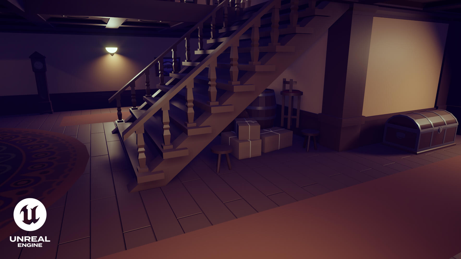 Asset Pack Low Poly Horror House - 3D Model by PizzaAndGames