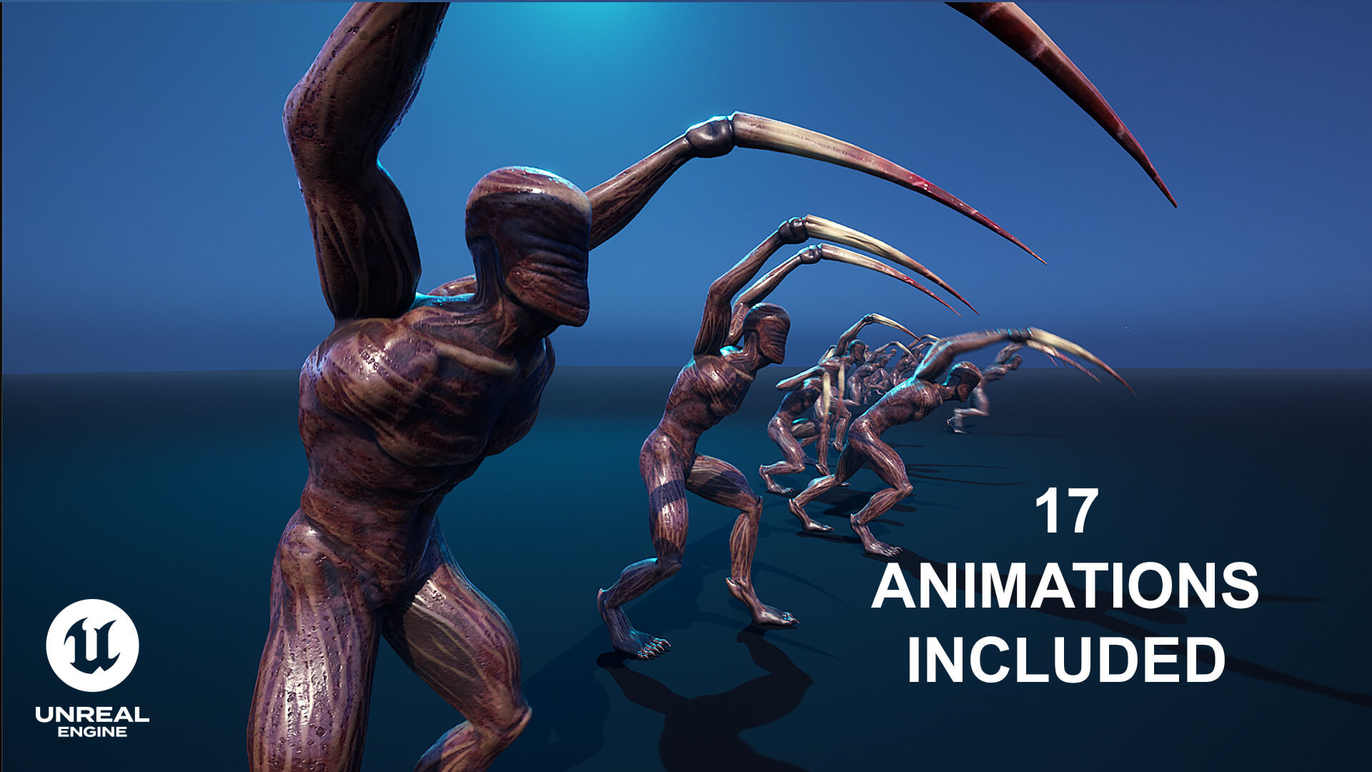 Demon Horror Character - Rig + Animations 3D Model by PizzaAndGames