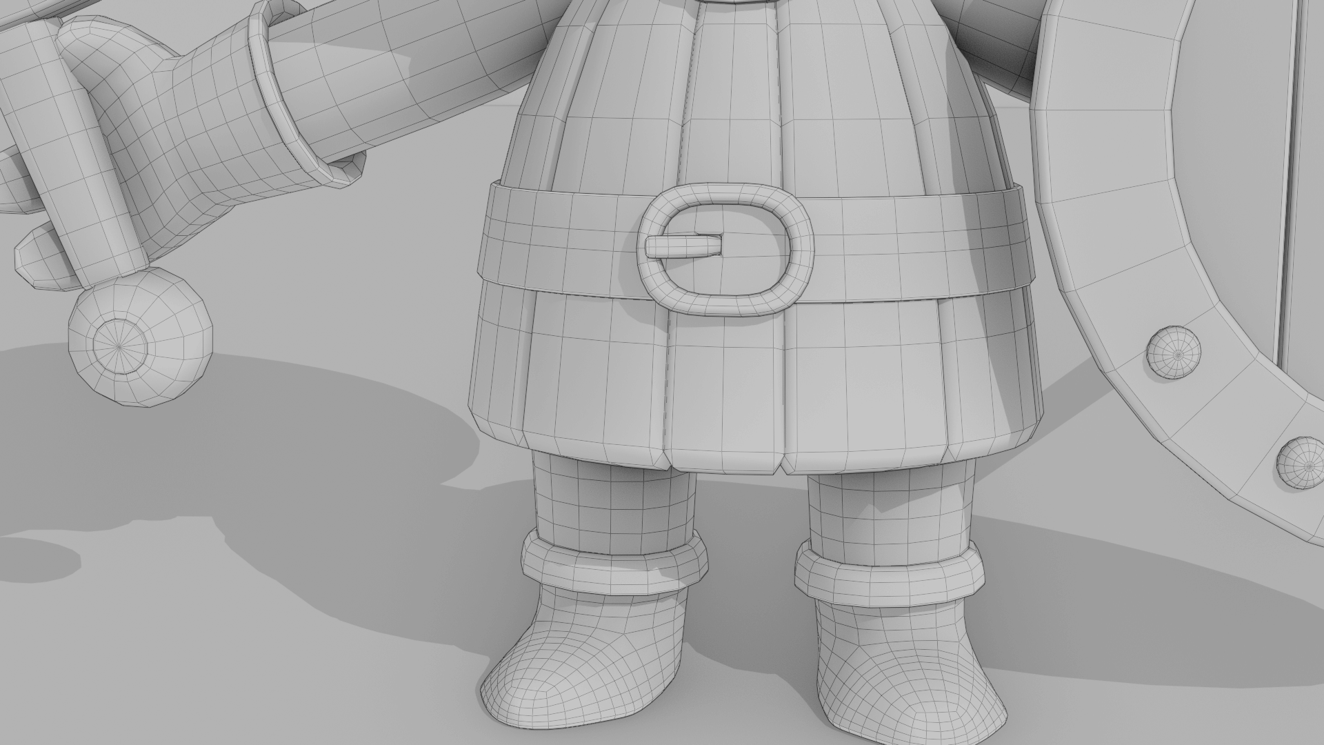 Baby Medieval Character 1 3D Render, Digital Art by PizzaAndGames