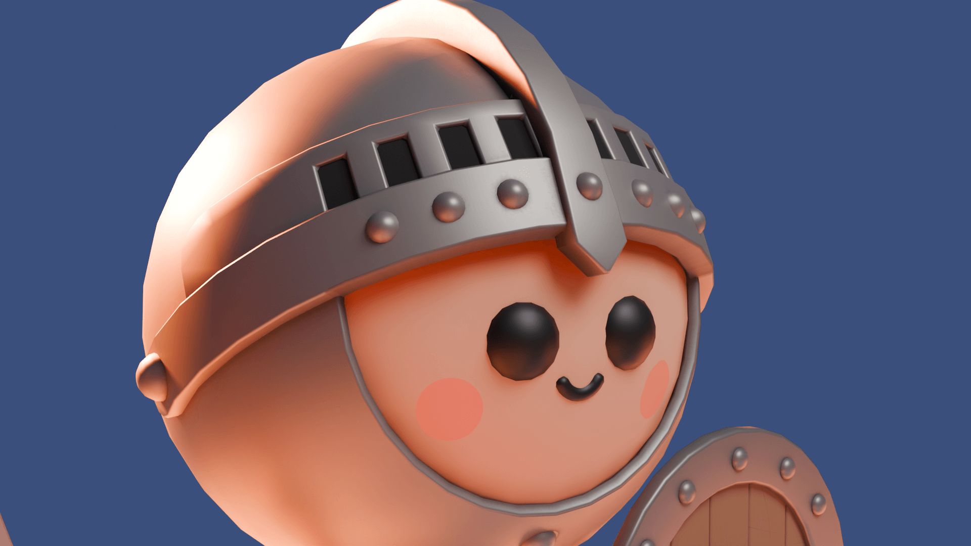 Baby Medieval Character 1 3D Render, Digital Art by PizzaAndGames