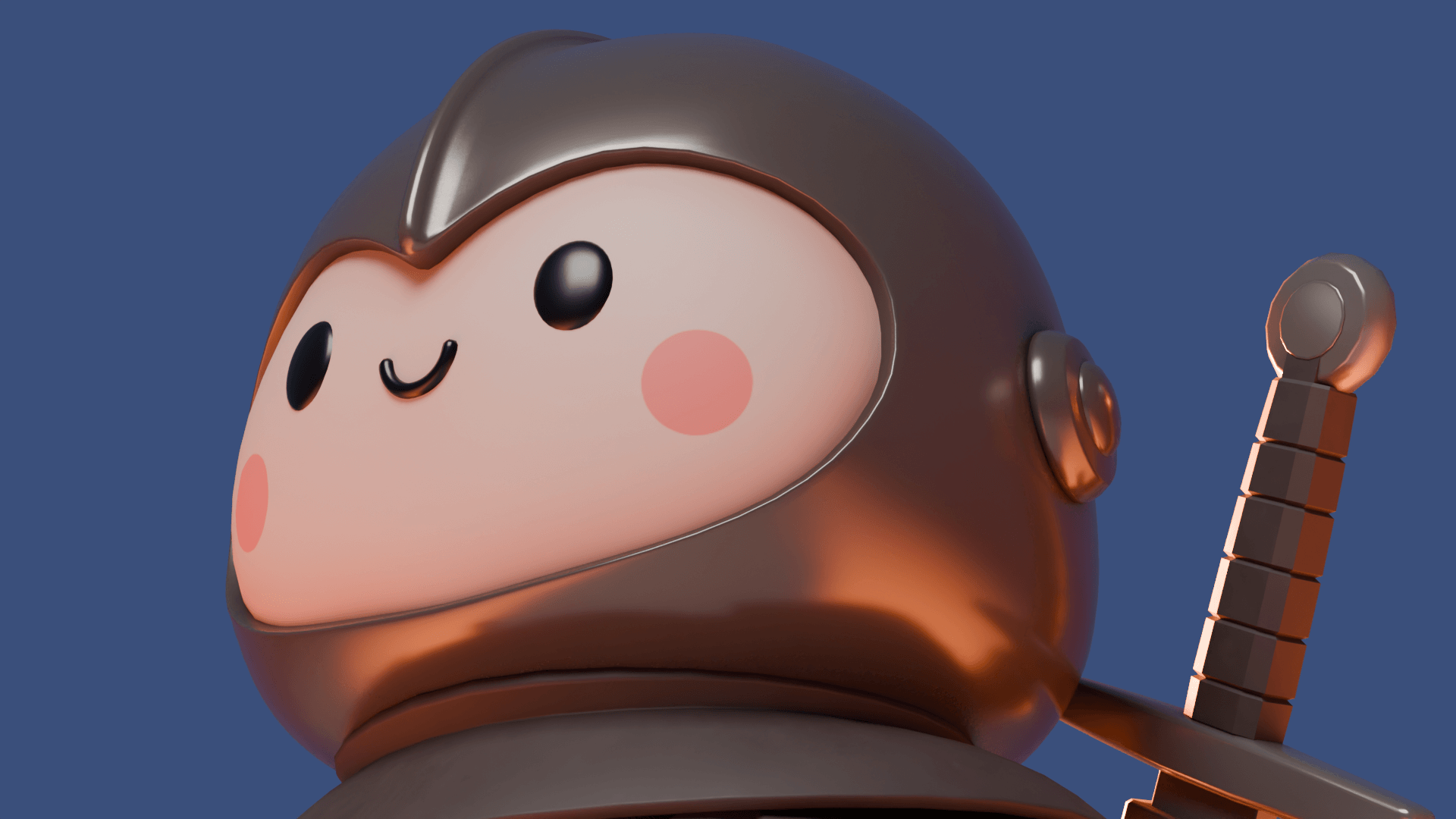 Baby Medieval Character 2 3D Render, Digital Art by PizzaAndGames