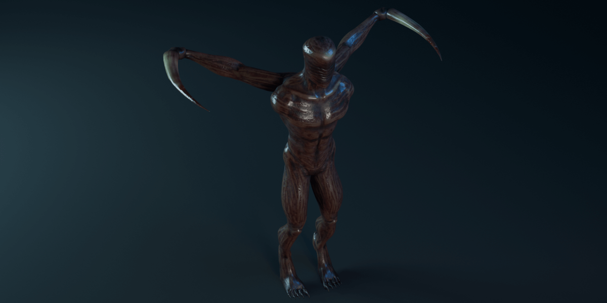 Demon - Horror Character - Animated 3D Model 3D Render