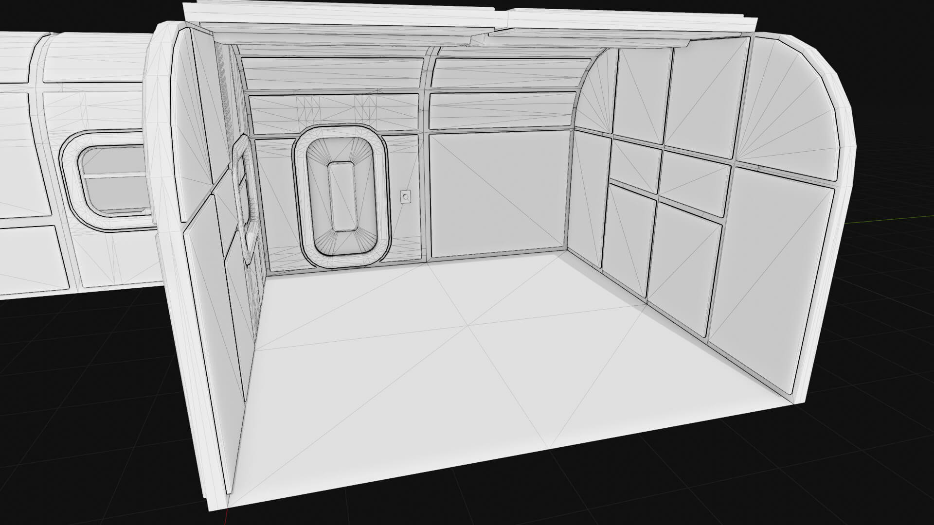 Modular Space Base - Cartoon Style 3D Model by PizzaAndGames