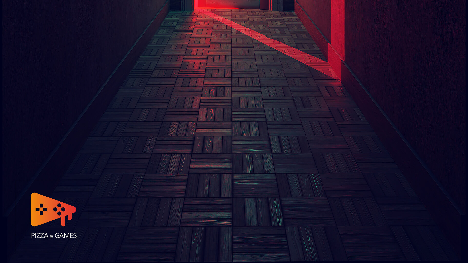 Red Light behind the Door by PizzaAndGames | RenderHub Wallpapers