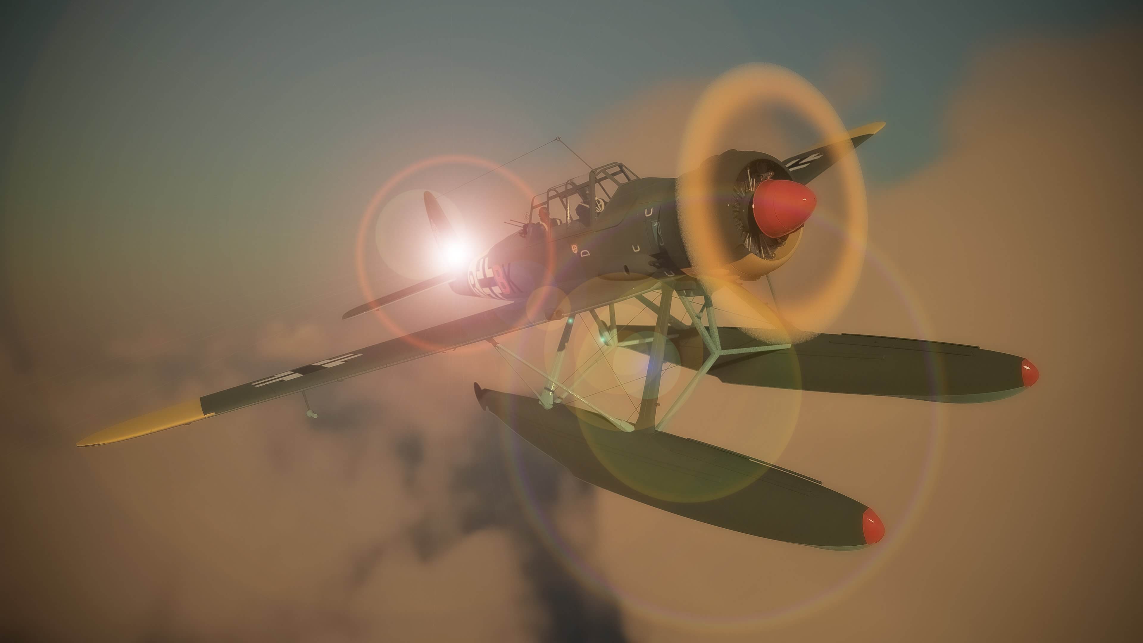 Arado Ar 196 3D Render, Digital Art by Pizzaundbier