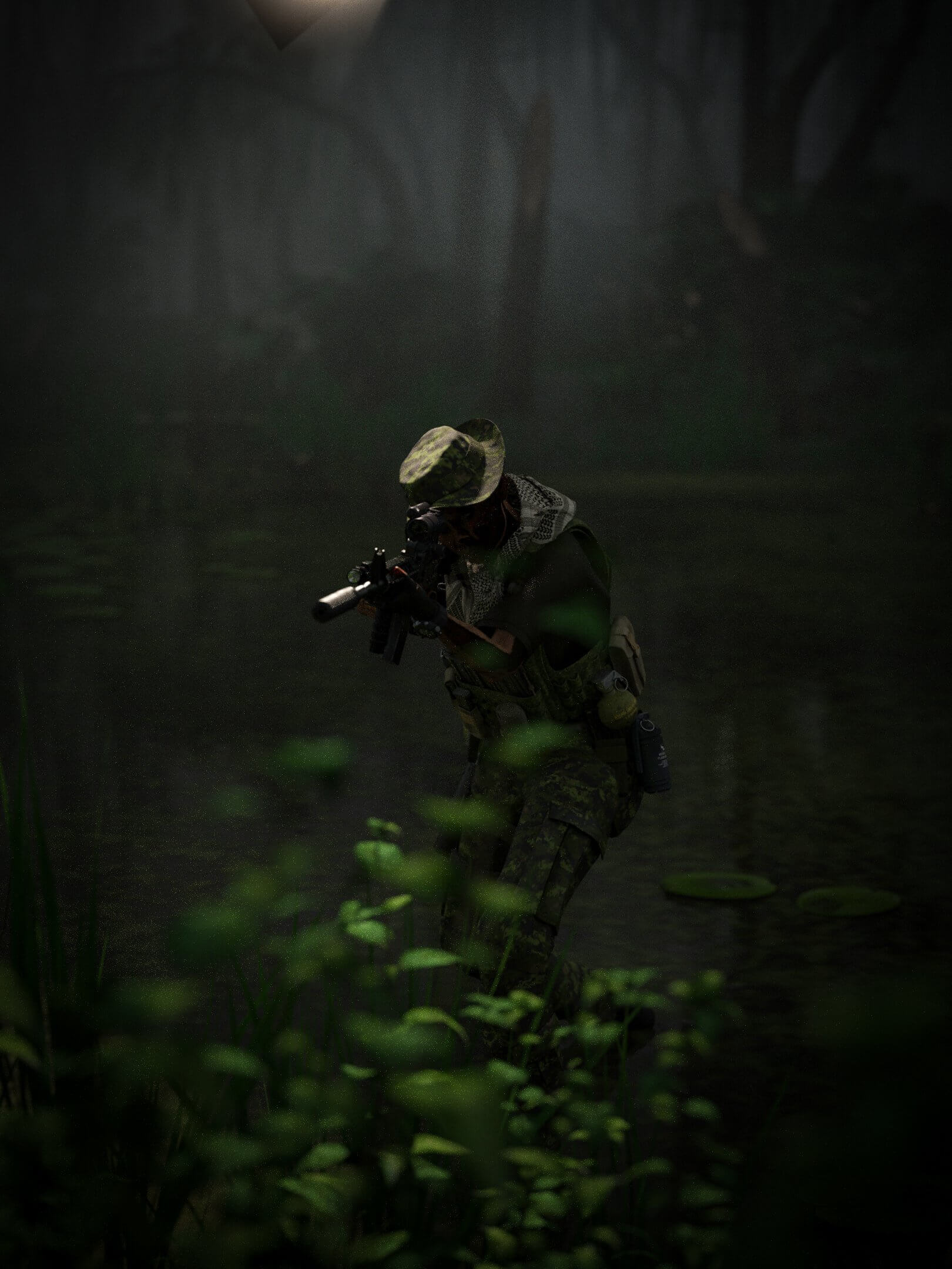 Black Ops 3D Render, Digital Art by Pizzaundbier