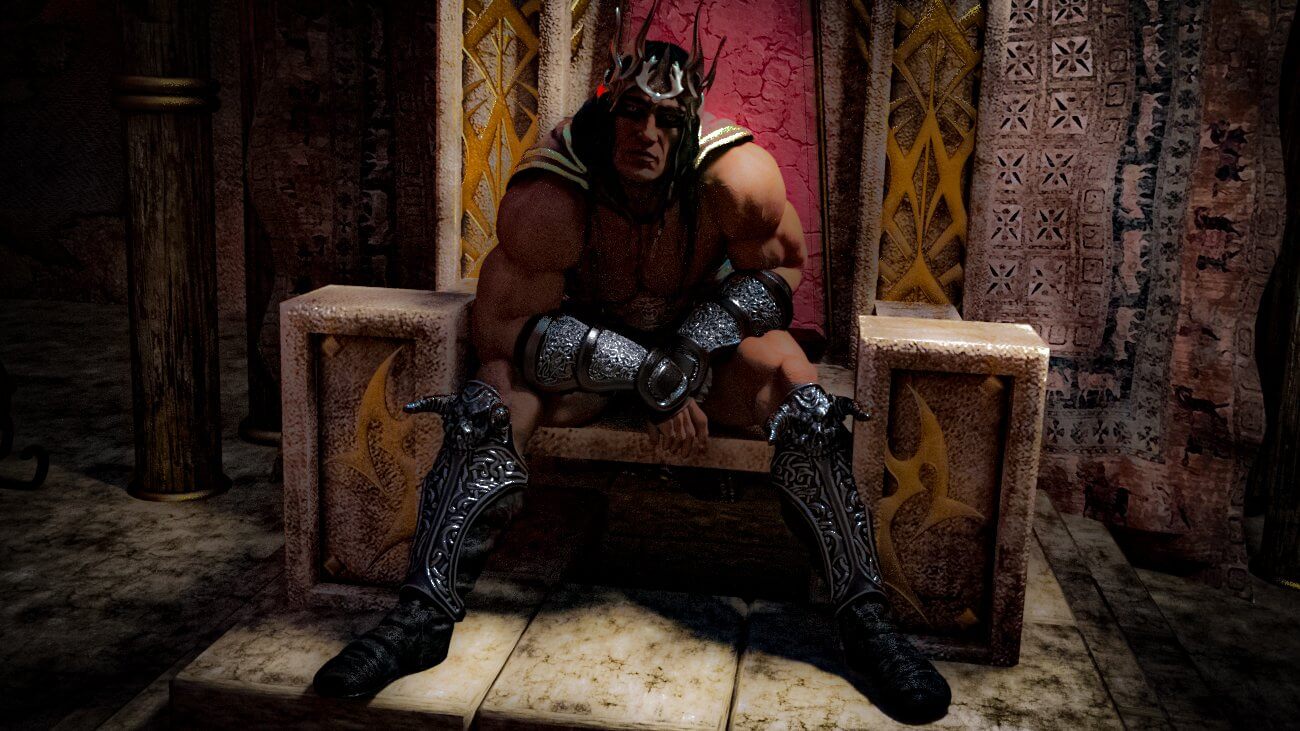 Conan 3D Render, Digital Art by Pizzaundbier