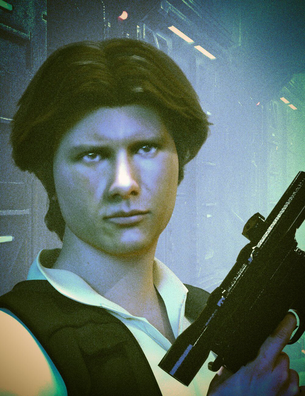 Han Solo 3D Render | RenderHub Gallery