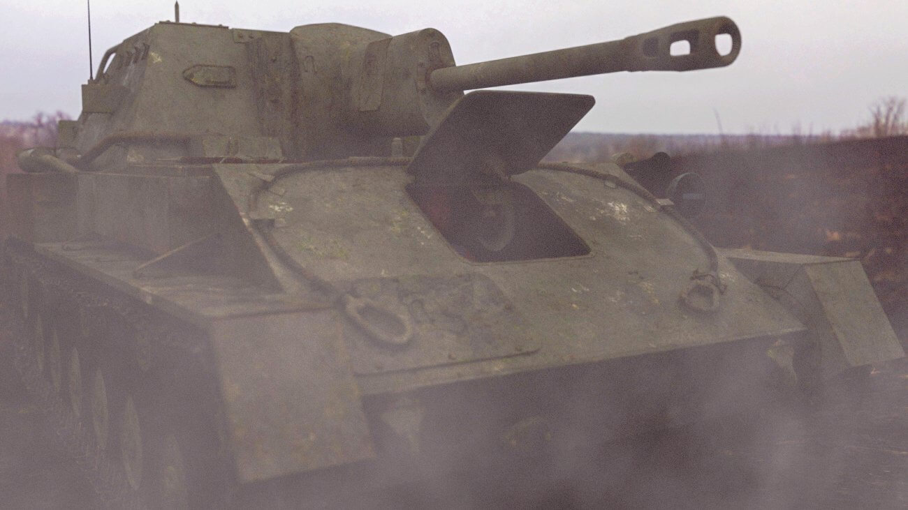 SU-76 3D Render, Digital Art by Pizzaundbier