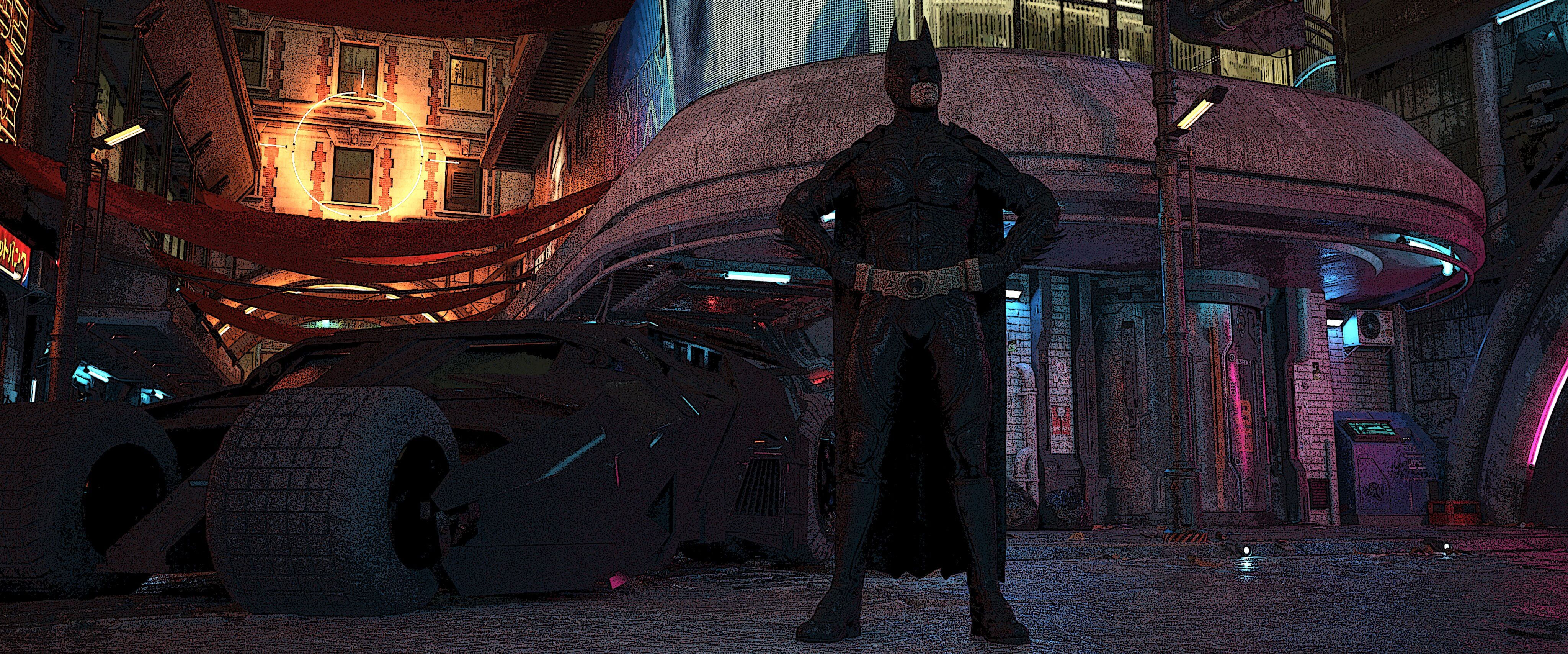 The Dark Knight 3D Render, Digital Art by Pizzaundbier