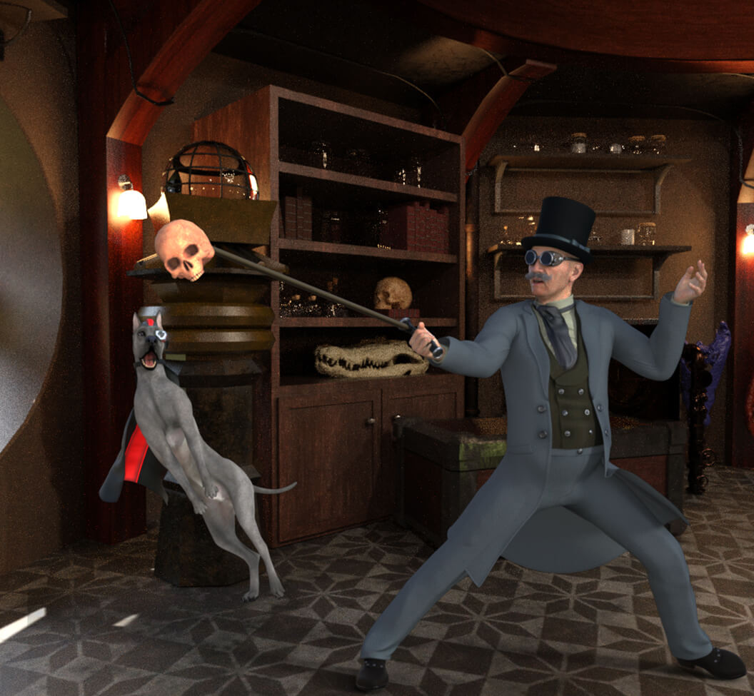 Alas, Poor Yorick 3D Render, Digital Art by pjcervantes