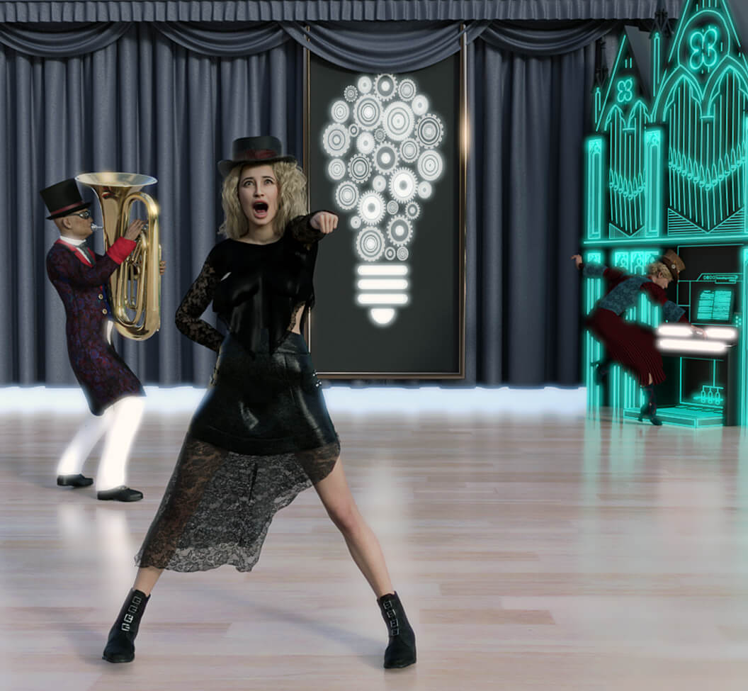 Raising Steam 3D Render, Digital Art by pjcervantes