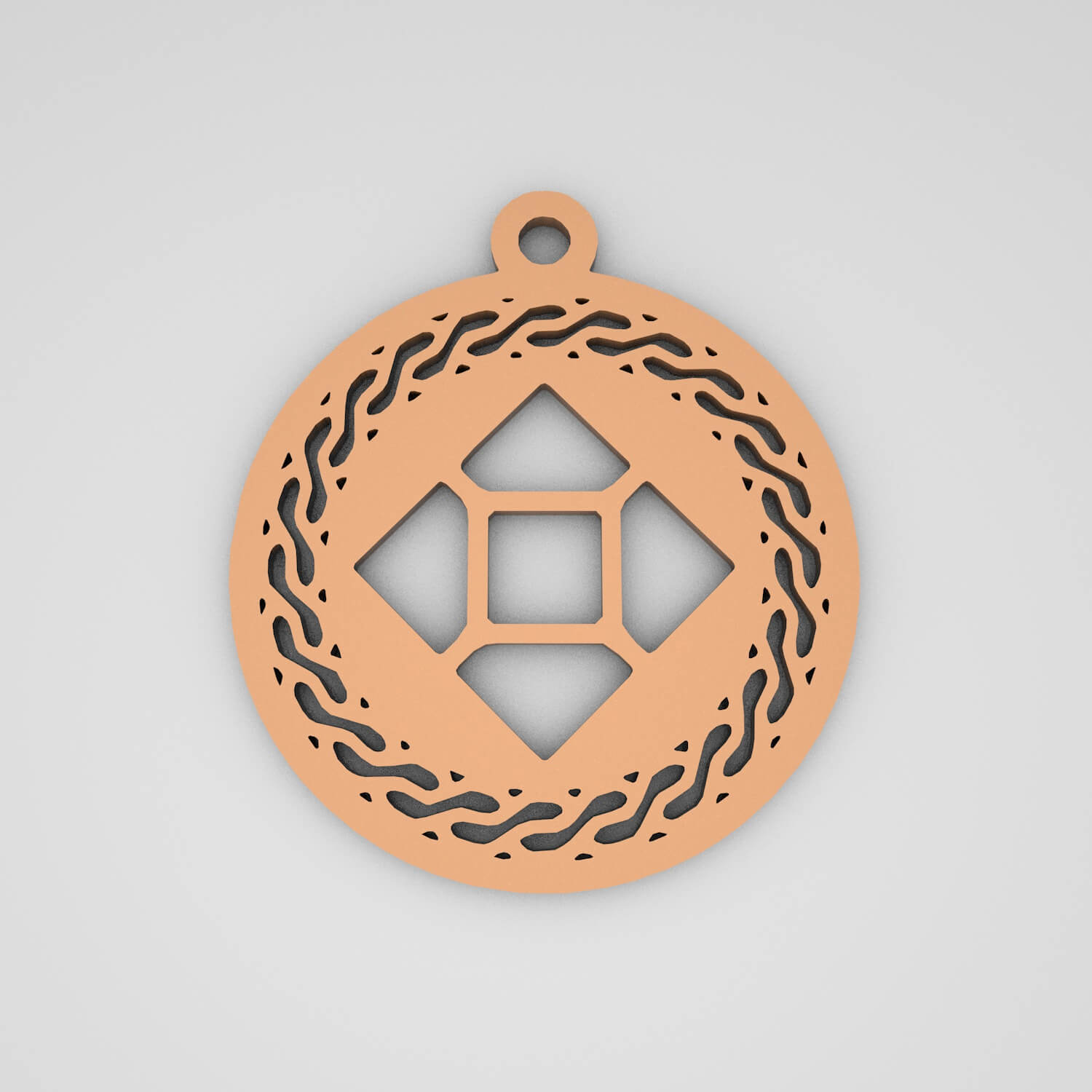 Cute Keychain Design CKD10 - 3D Print Model by pk3dstore