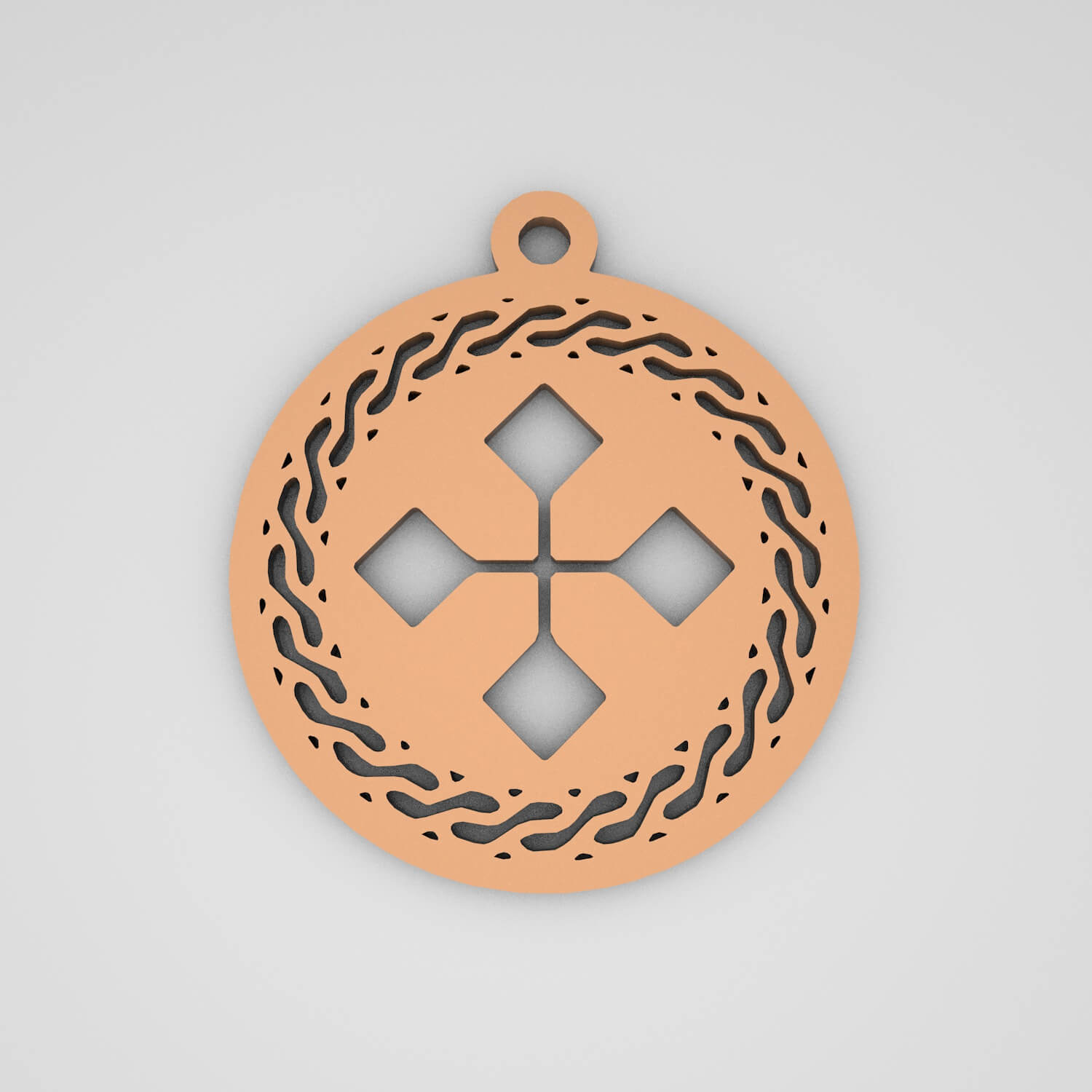 Cute Keychain Design CKD6 - 3D Print Model by pk3dstore