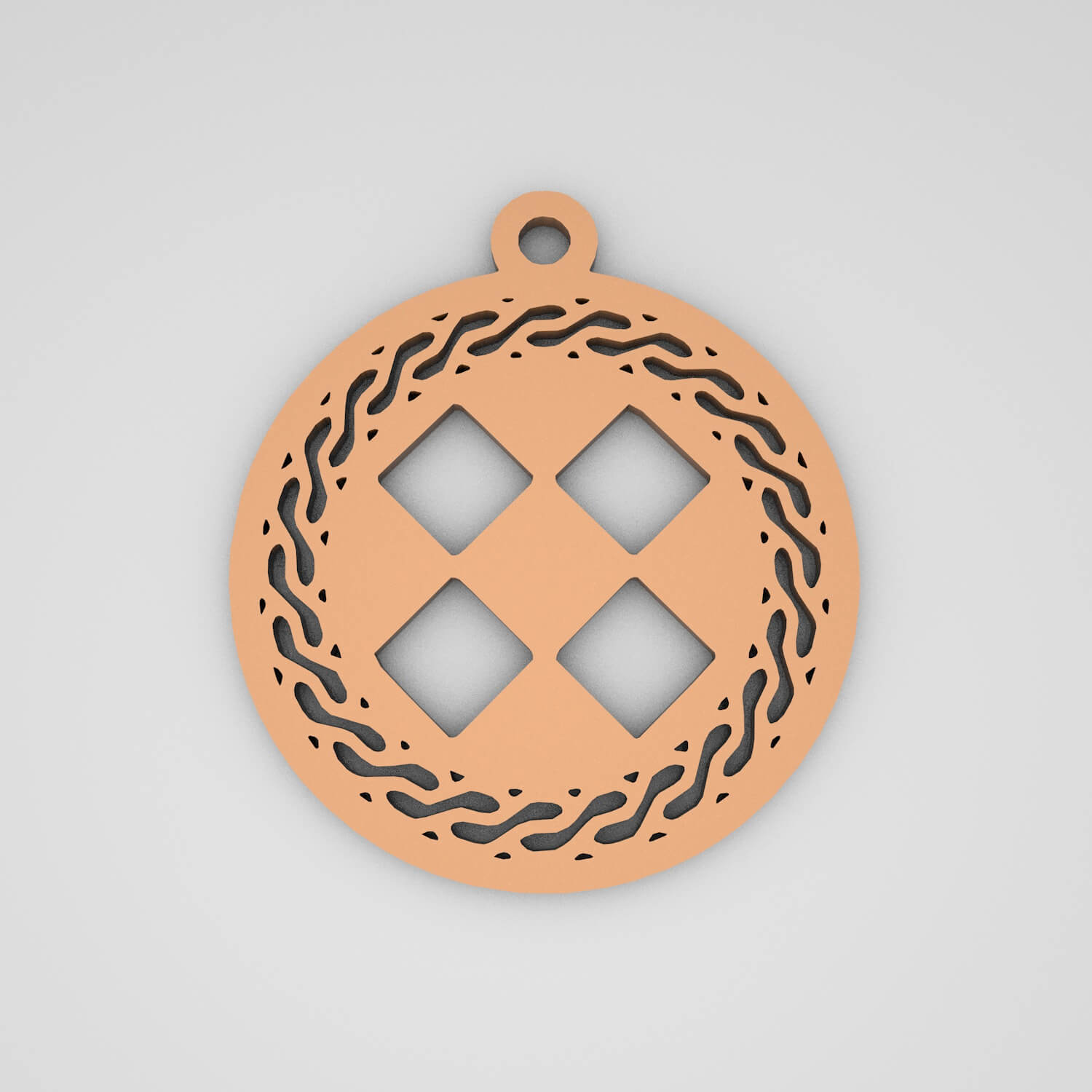 Cute Keychain Design CKD7 - 3D Print Model by pk3dstore