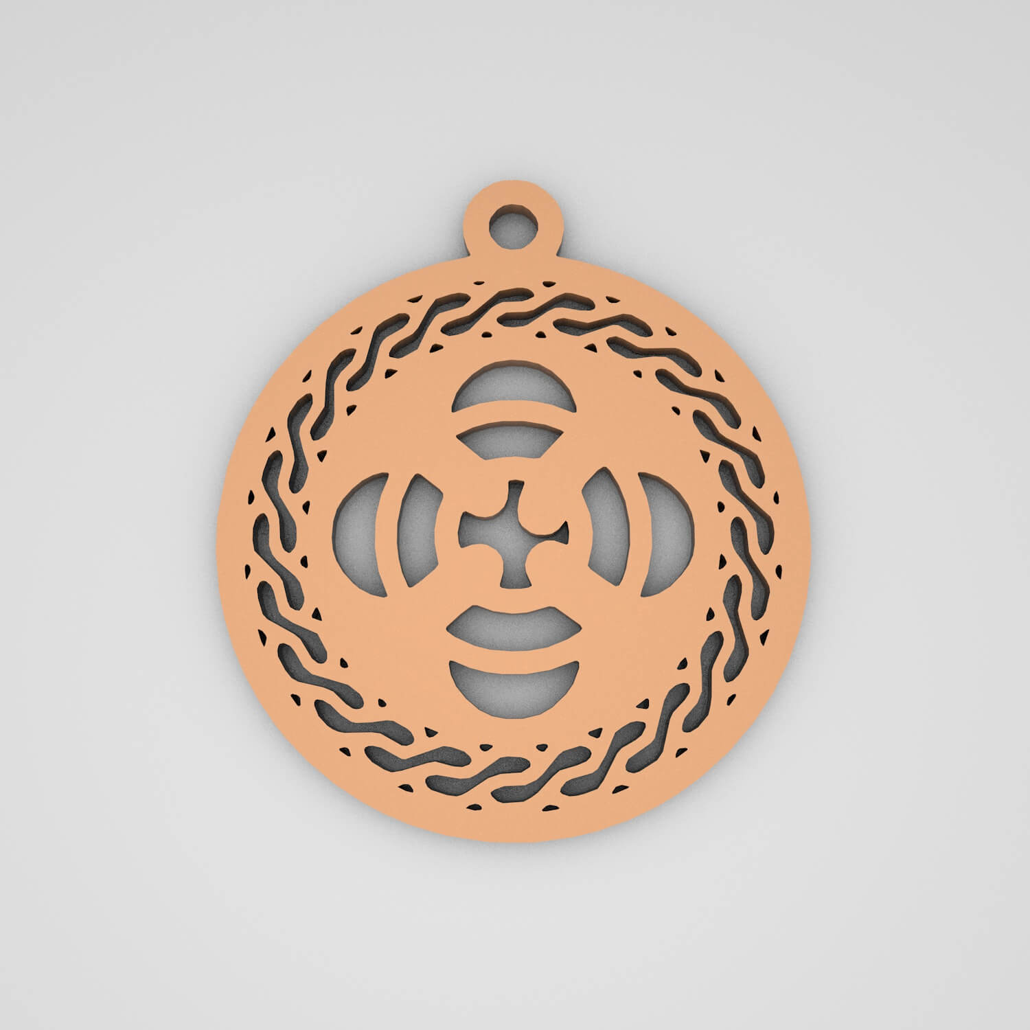Cute Keychain Design CKD16 3D Render, Digital Art by pk3dstore
