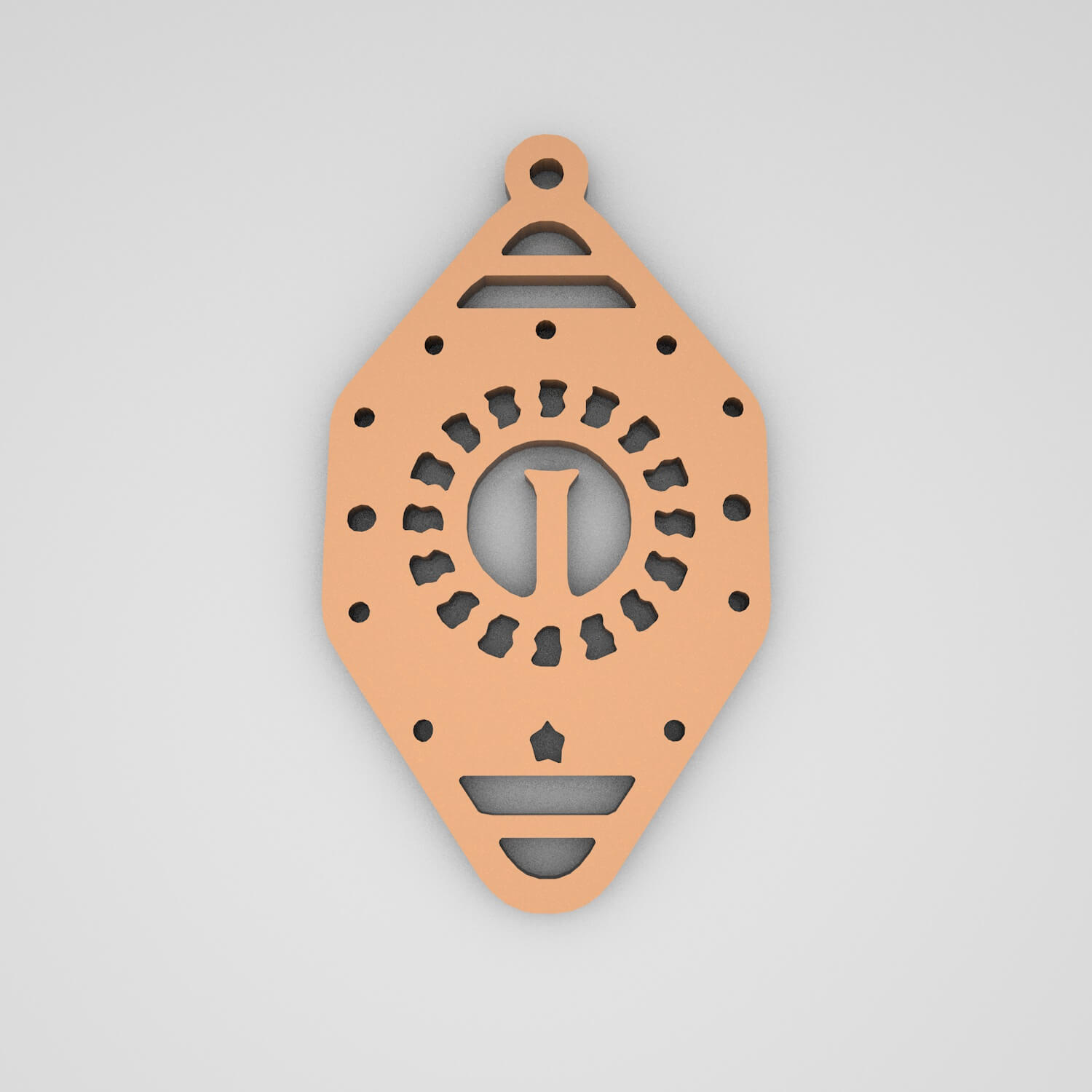 I Initial Monogram Stylish Keychain - Free 3D Print Model by pk3dstore