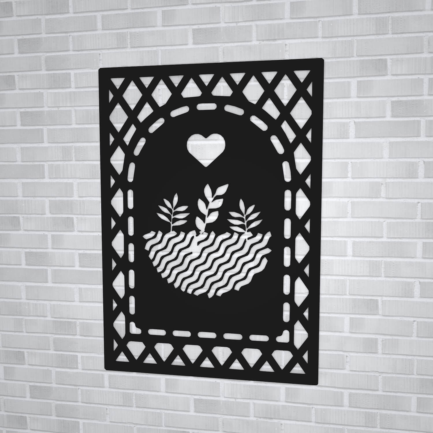 Wall Sculpture WSHD110 - 3D Model by pk3dstore