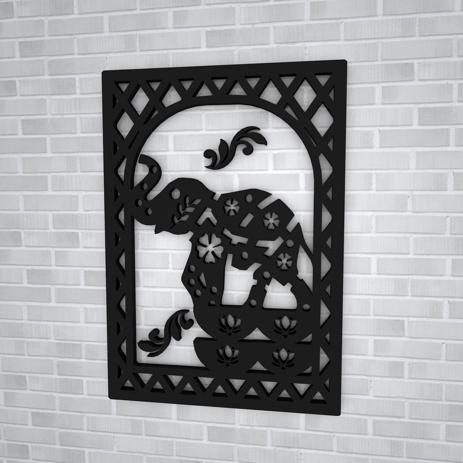 Wall Sculpture WSHD114 - 3D Print Model by pk3dstore