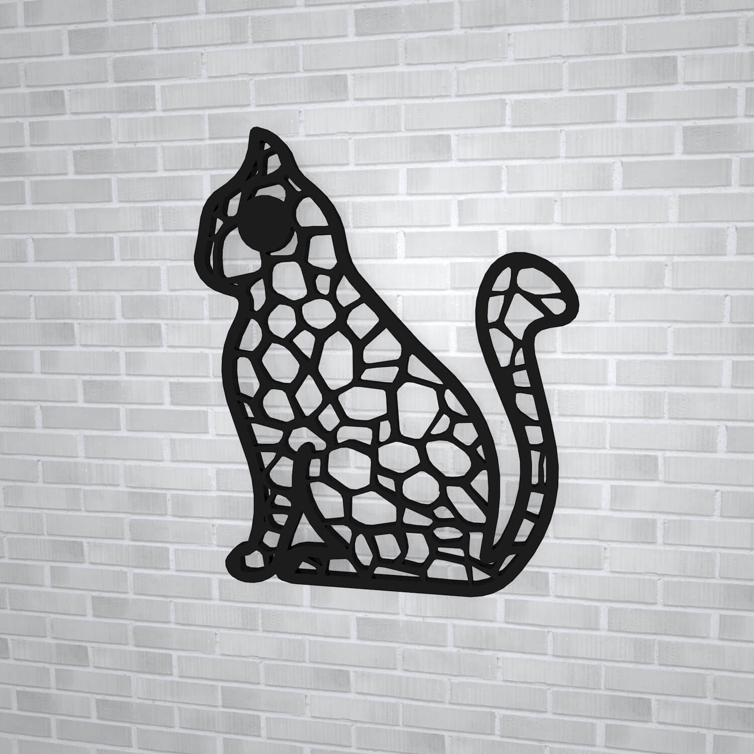 Wall Sculpture WSHD59 - 3D Print Model by pk3dstore