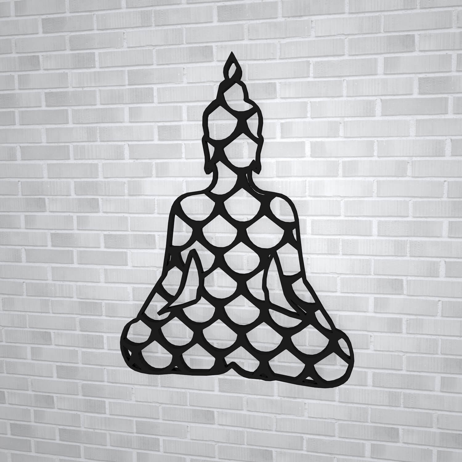 Wall Sculpture WSHD62 - 3D Print Model by pk3dstore