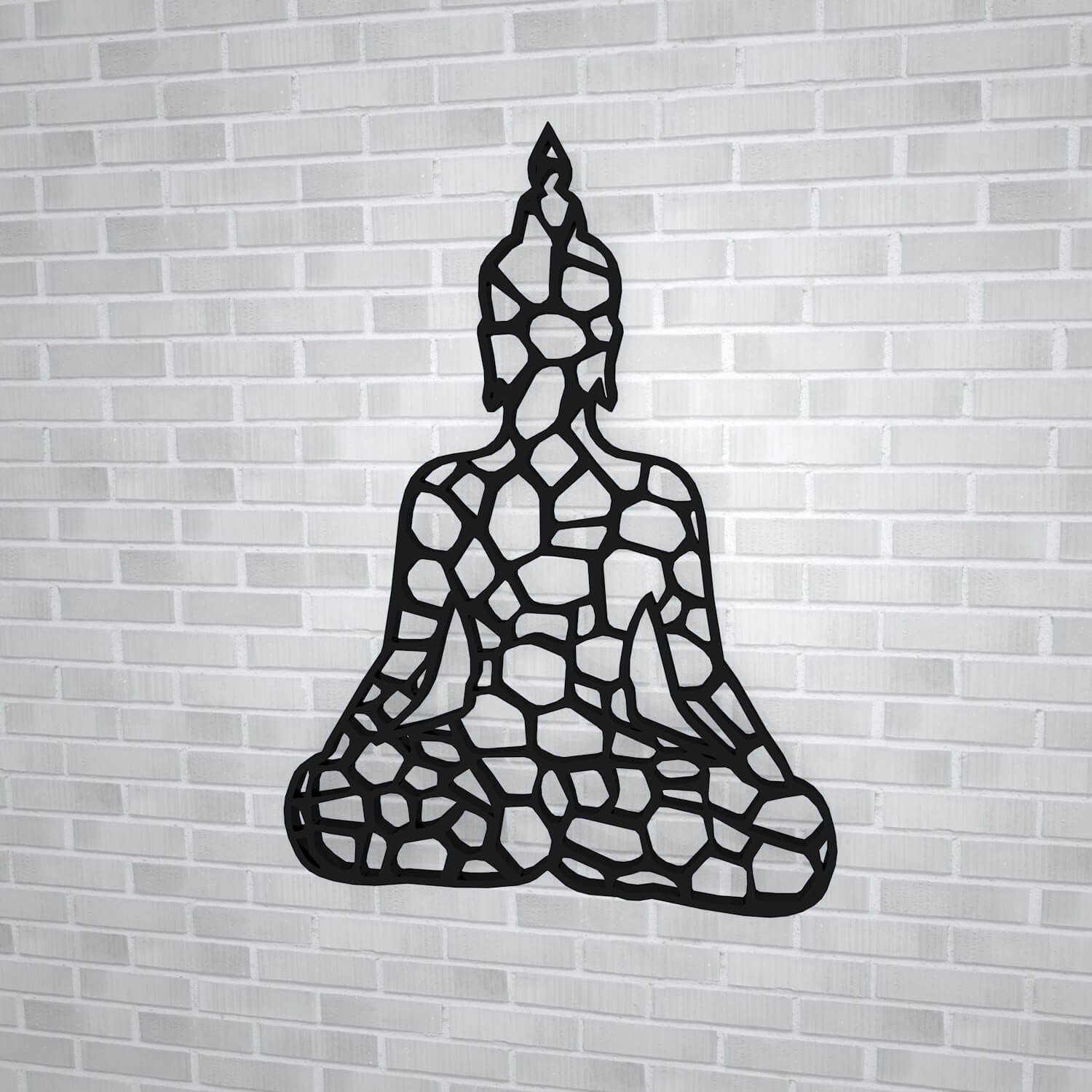 Wall Sculpture WSHD63 - 3D Print Model by pk3dstore