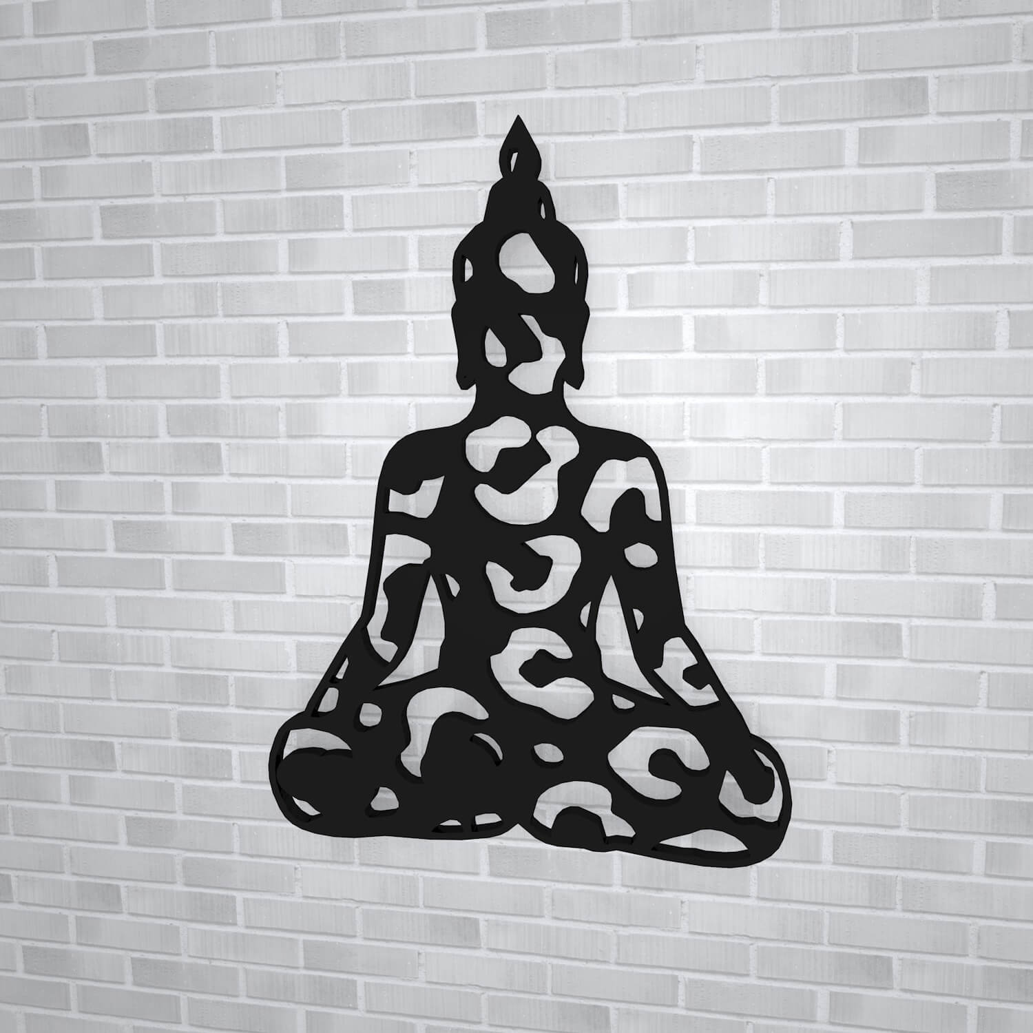 Wall Sculpture WSHD65 - 3D Print Model by pk3dstore