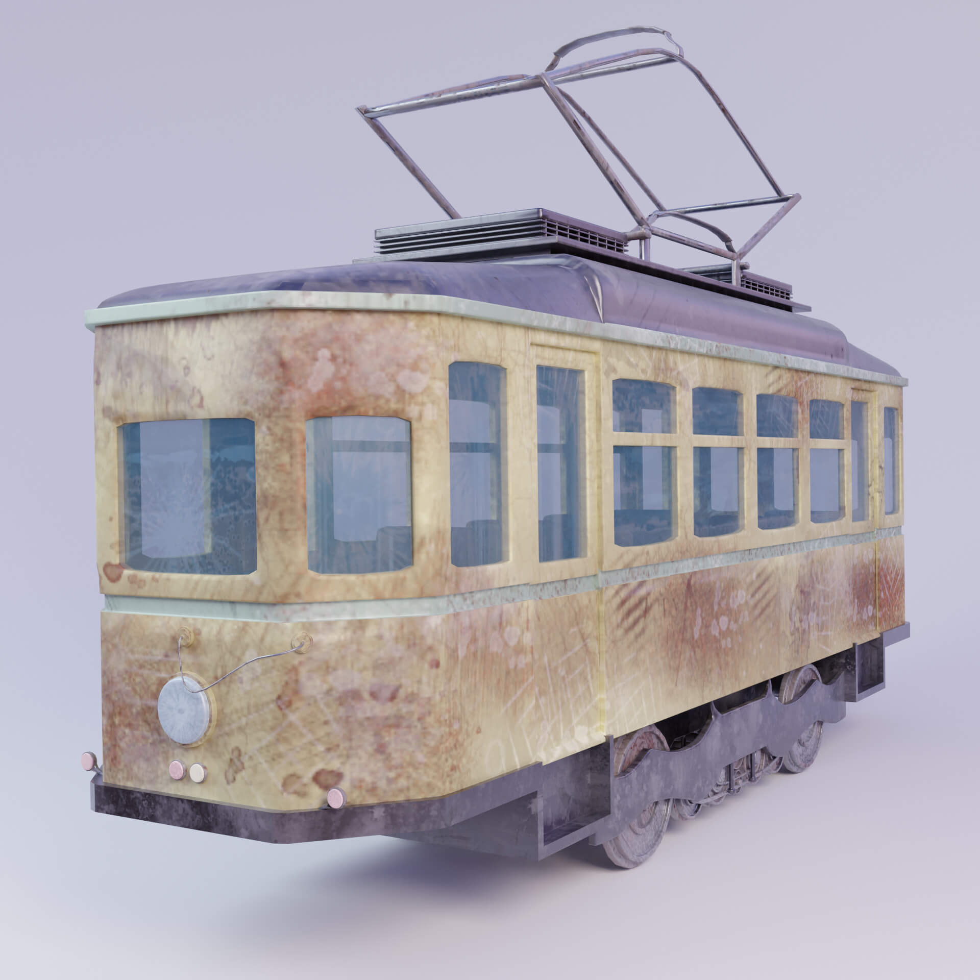 Old City Train - 3D Model by player11en