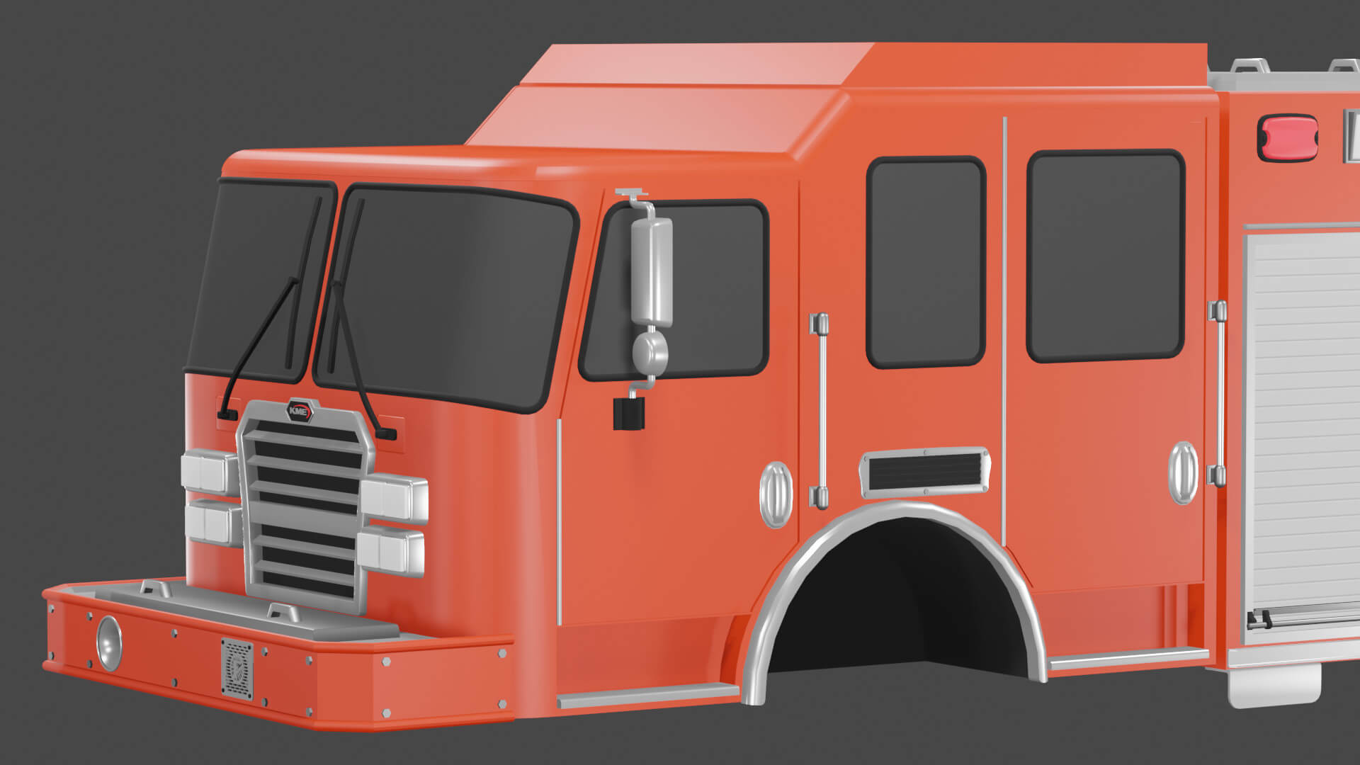 Firetruck Body - 2015 Kme Panther Rescue 3D Model by PlayerblockDev