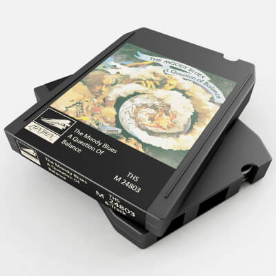 8-Track Tape 3D Model by Plutonius3d
